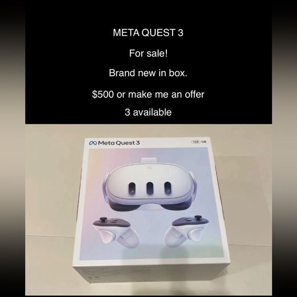 VR, AR & Accessories | Brand New Meta Quest 3 | Poshmark